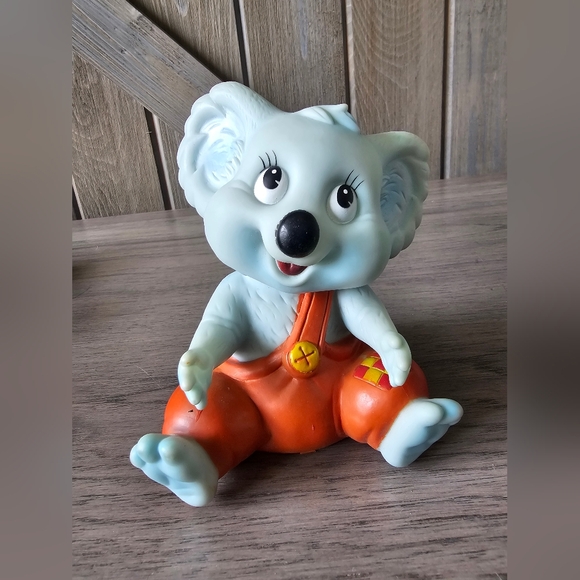 Toys | Vintage Blinky Bill Rubber Toy 9s Blinky Bill Koala Toy | Poshmark